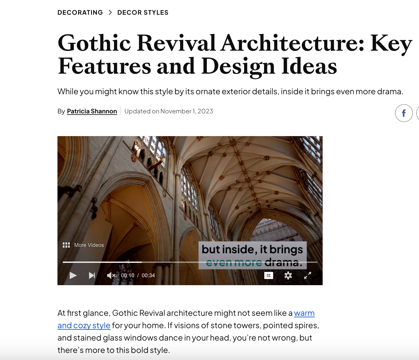 PATRICIA SHANNON | BETTER HOMES AND GARDENS | GOTHIC REVIVAL ARCHITECT